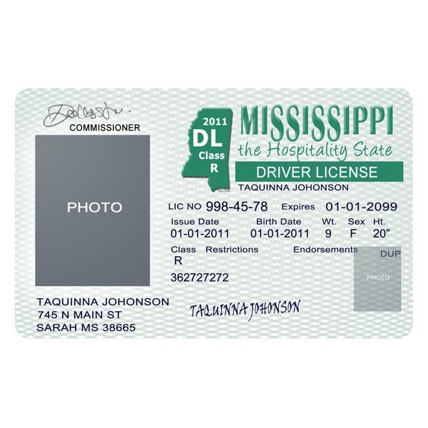 Get Your Authentic-Looking Fake Mississippi Driver's License | Order Now!