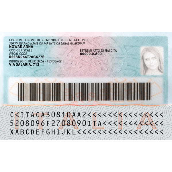 Discover the fake Italian National Identity Card | Order Now!